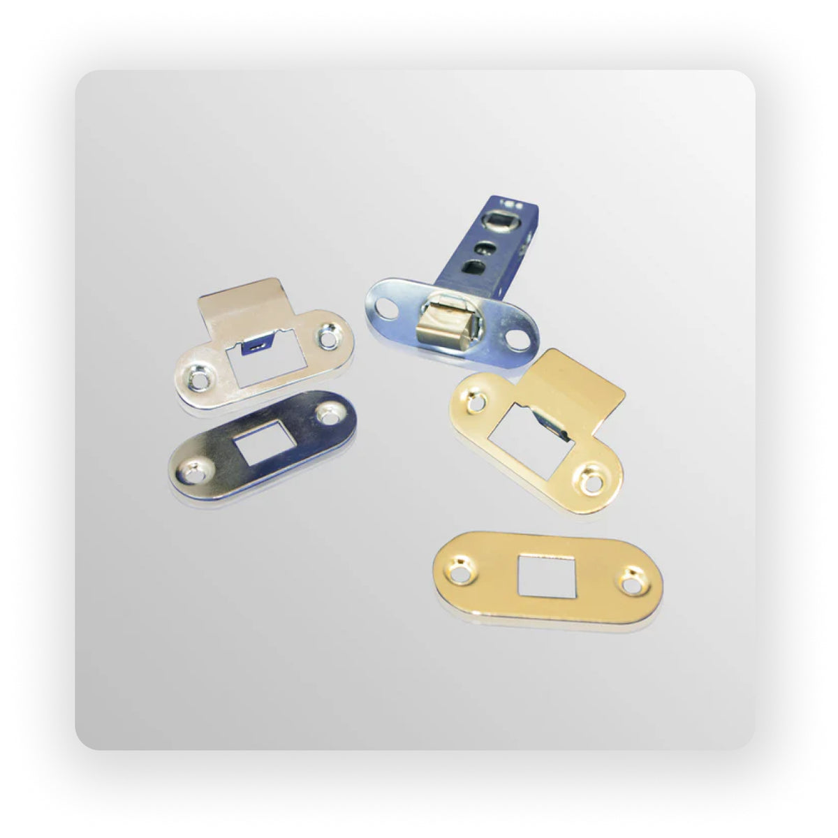 76 mm tubular Latch in Polish finish – Handle Master