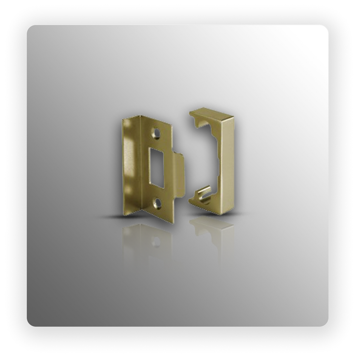 Rebate Kit for French Doors with Polished Brass Finish – Handle Master