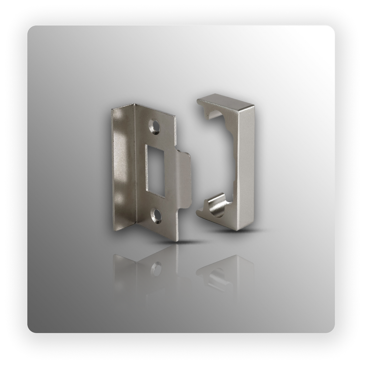 Rebate Kit for Double Doors with Brushed Nickel Finish – Handle Master