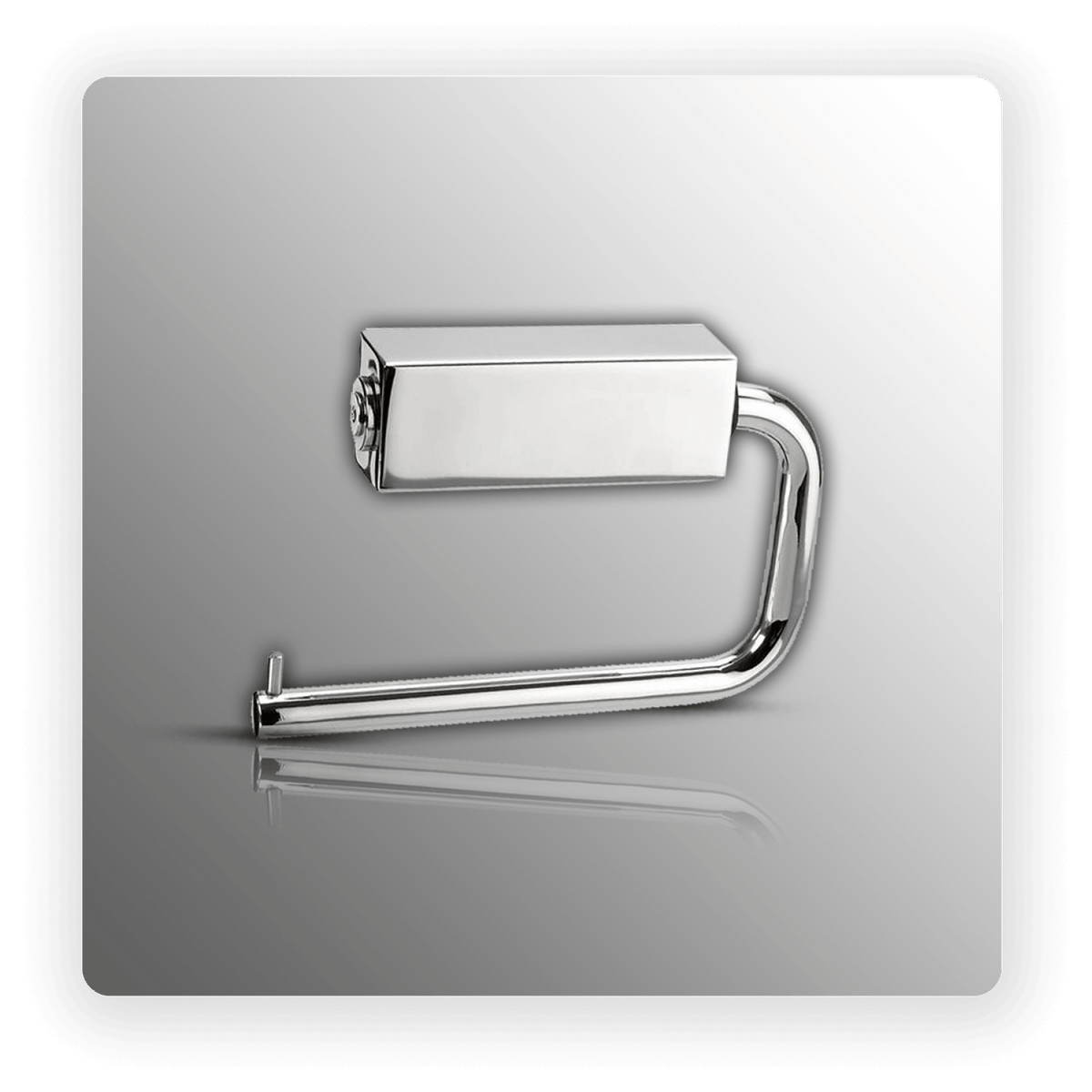 Modern Toilet Roll Holder in Polished Stainless Steel – Handle Master